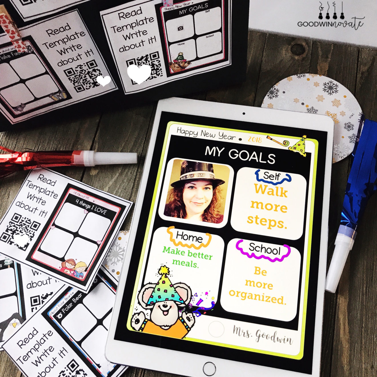 Digital Templates For Writing And Spelling | Goodwinnovate