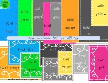 Digital Papers With White- Colors And Shades Of Gray